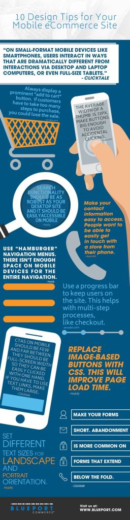 10 Design Tips for Your Mobile eCommerce Site [INFOGRAPHIC]